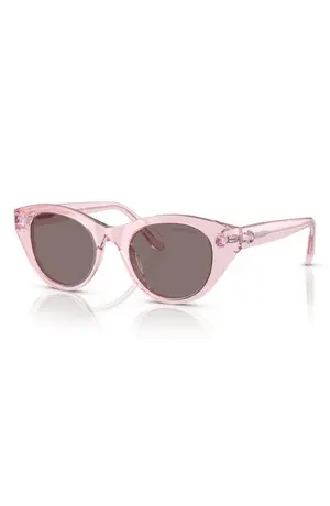 SWAROVSKI 48mm Round Sunglasses