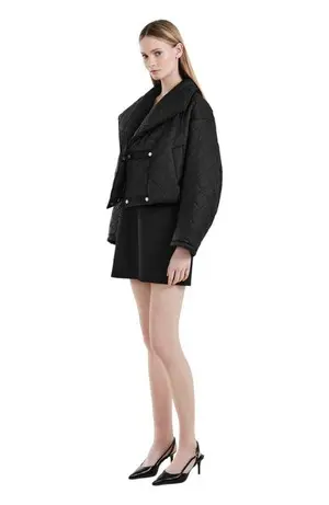 Rudsak Kalee Quilted Short Coat - Black