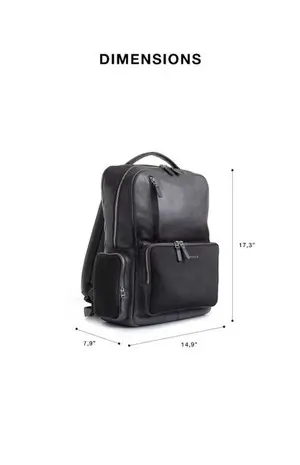 VELEZ Barceló 2.0 Multifunctional Leather Backpack
