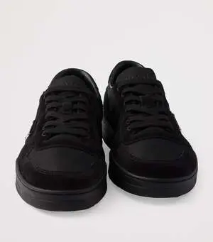 Prada Suede And Re-nylon Downtown Sneakers - Black