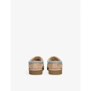 UGG Tasman Shearling-lined Suede Slippers - Bone