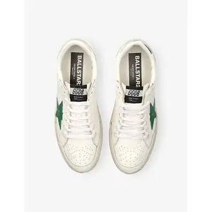 GOLDEN GOOSE Ballstar 2 Logo-print Leather Low-top Trainers - White/oth