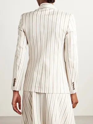 Max Mara Pensile Double-breasted Blazer - Ecru