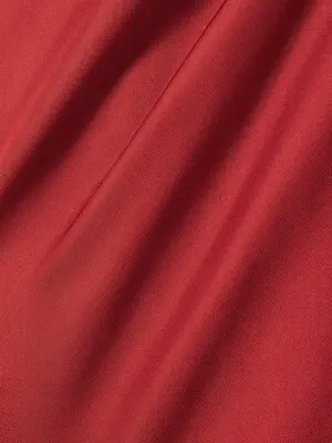 Loulou De Saison Remy Knotted Silk-twill Top