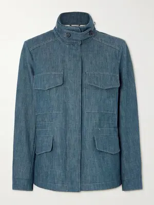 Loro Piana Traveller Denim Jacket - Blue