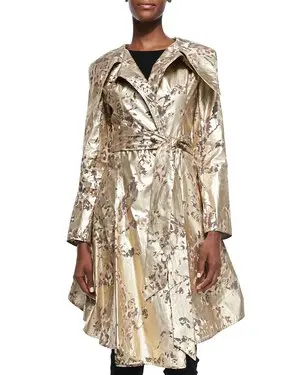 L'Agence Kazuko Lasercut Midi Dress
