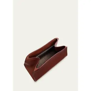 THE ROW Peggy Clutch Shoulder Bag - Walnut Shadow