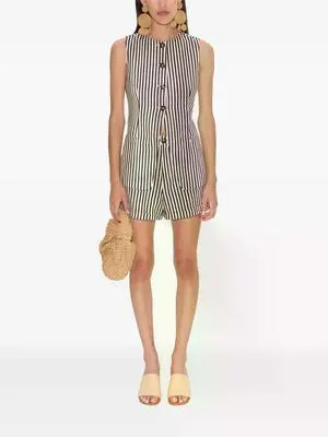 SIMONMILLER Del Mar Striped Vest - Black