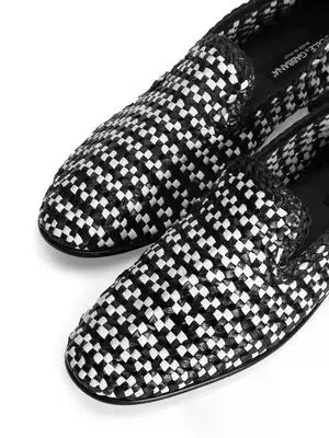 Dolce & Gabbana Woven Leather Loafers
