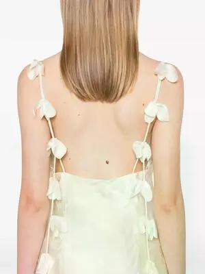ROTATE BY BIRGER CHRISTENSEN Satin Midi Dress - Neutrals