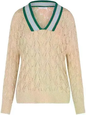 BALLANTYNE Cotton Sweater - Neutrals