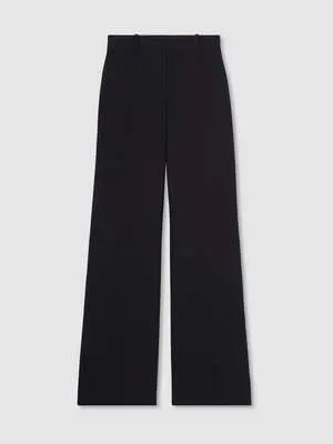 REISS Athena Flared Trousers - Navy