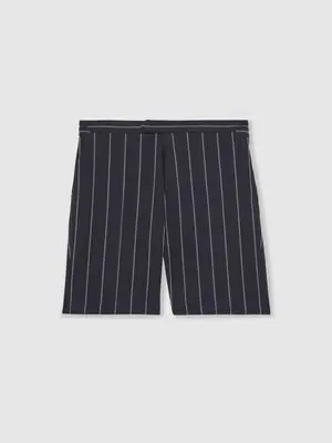 REISS Vine Striped Tailored Shorts