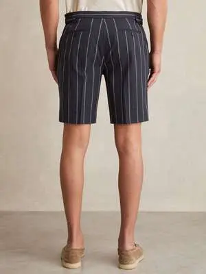 REISS Vine Striped Tailored Shorts