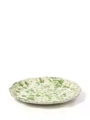 CABANA Speckled Dessert Plate - Green