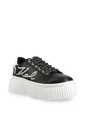 Karl Lagerfeld Logo-stitched Sneakers