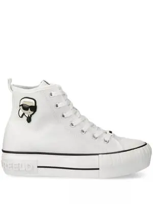 Karl Lagerfeld Logo-patch Sneakers - White