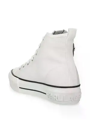 Karl Lagerfeld Logo-patch Sneakers - White
