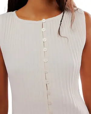 Free People Tilly Vest - Ivory