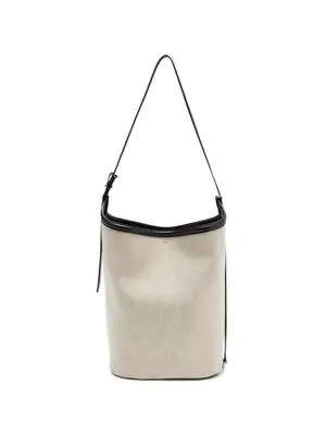 Proenza Schouler Brant Linen Bucket Bag - Neutrals