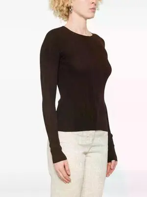 ROBERTO COLLINA Fine-ribbed Top