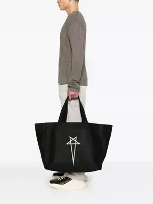 Rick Owens Logo-embroidered Tote