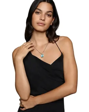 David Yurman Albion Pendant In Sterling And 18k Yellow Gold - Silver