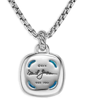 David Yurman Albion Pendant In Sterling And 18k Yellow Gold - Silver