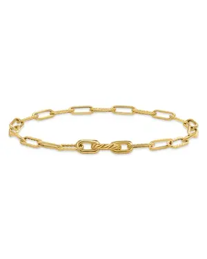 David Yurman Dy Madison Chain Bracelet In 18k Yellow