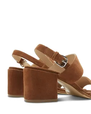 La Canadienne Flemming Suede Sandals - Cafe