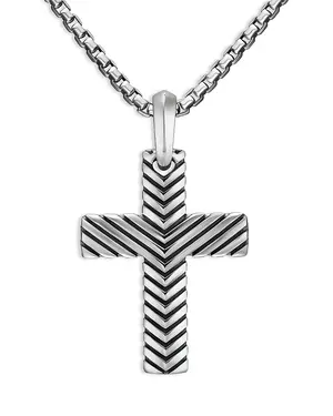 David Yurman Chevron Cross Pendant