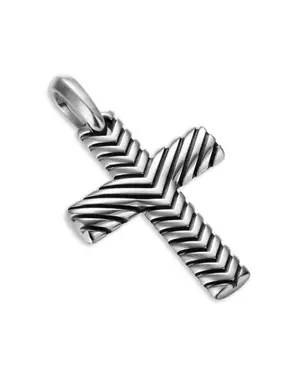 David Yurman Chevron Cross Pendant