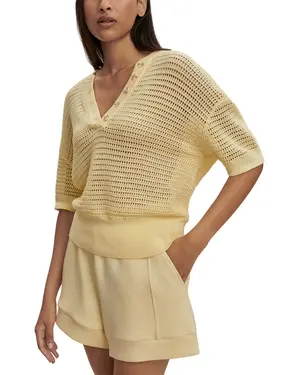 Varley Callie Knit Top - Anise Flow