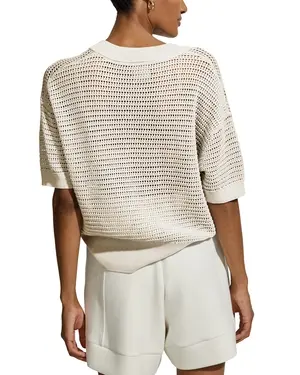 Varley Callie Knit Top - Egret