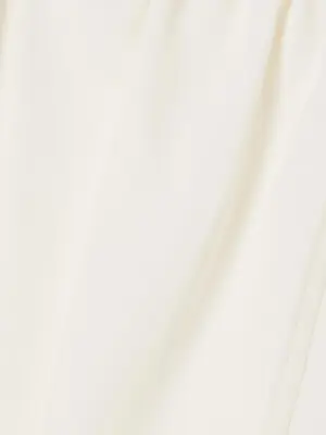 Staud Stroll Wide-leg Crepe Pants - Neutrals