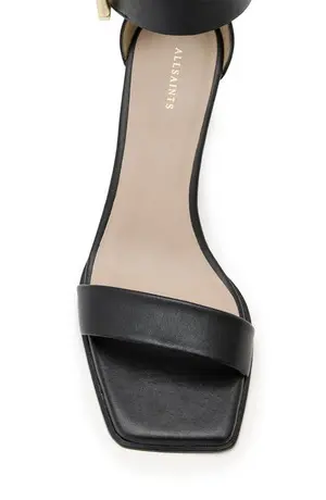 ALLSAINTS Noir Ankle Strap Sandal