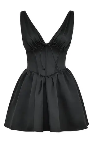 House Of Cb Emmeliette Corset Mini Dress - Black