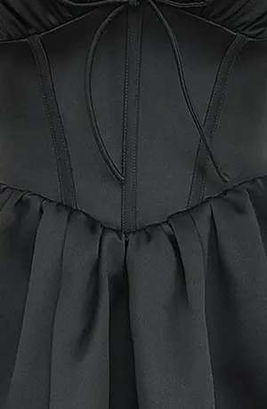 House Of Cb Emmeliette Corset Mini Dress - Black
