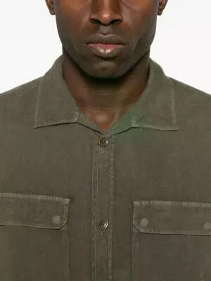 Herno Linen Shirt Jacket - Green