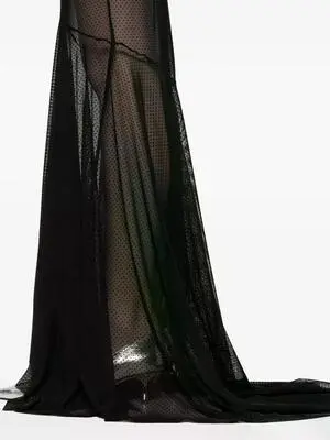 ATU BODY COUTURE Point D'esprit Maxi Dress