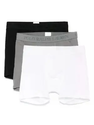 Polo Ralph Lauren Logo-waistband Boxers - Black