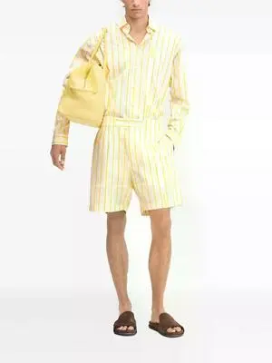 Jacquemus Striped Shorts - Yellow