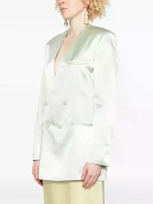 Philosophy Di Lorenzo Serafini Satined Blazer - Green