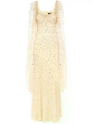 Jenny Packham Angel Wing Dress - Neutrals