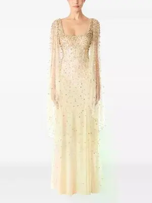 Jenny Packham Angel Wing Dress - Neutrals