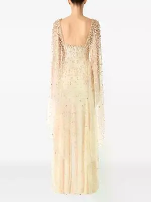 Jenny Packham Angel Wing Dress - Neutrals