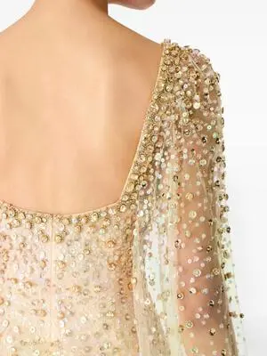 Jenny Packham Angel Wing Dress - Neutrals