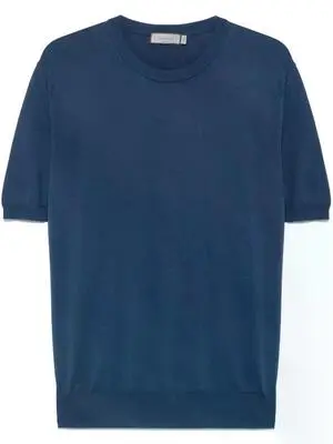Canali Cotton T-shirt - Blue