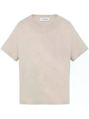 YVES SALOMON Fine-knit T-shirt - Neutrals