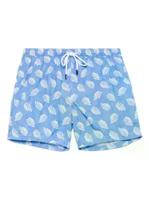BARBA NAPOLI Printed Swim Shorts